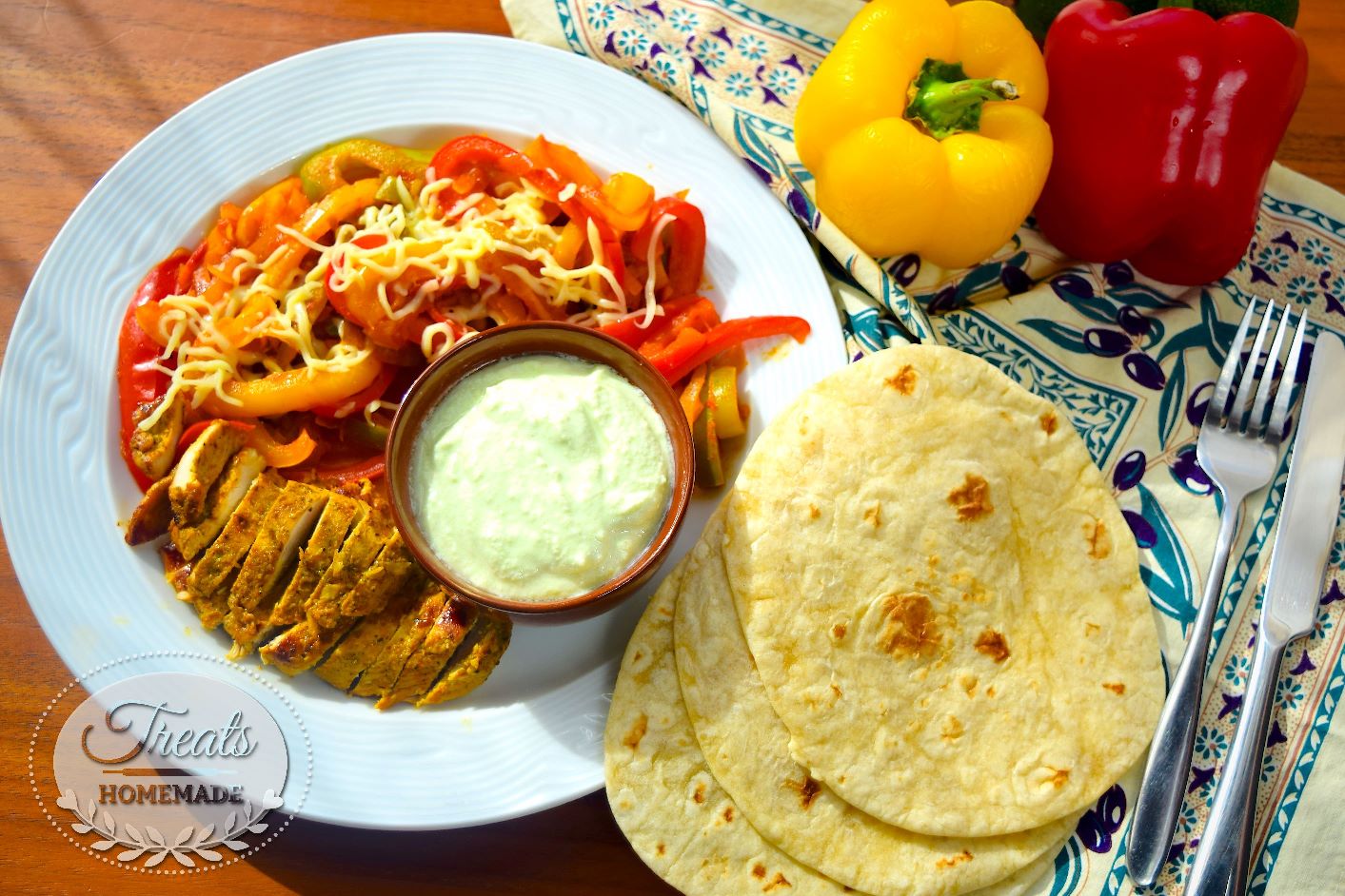 Chicken Fajitas - Treats Homemade