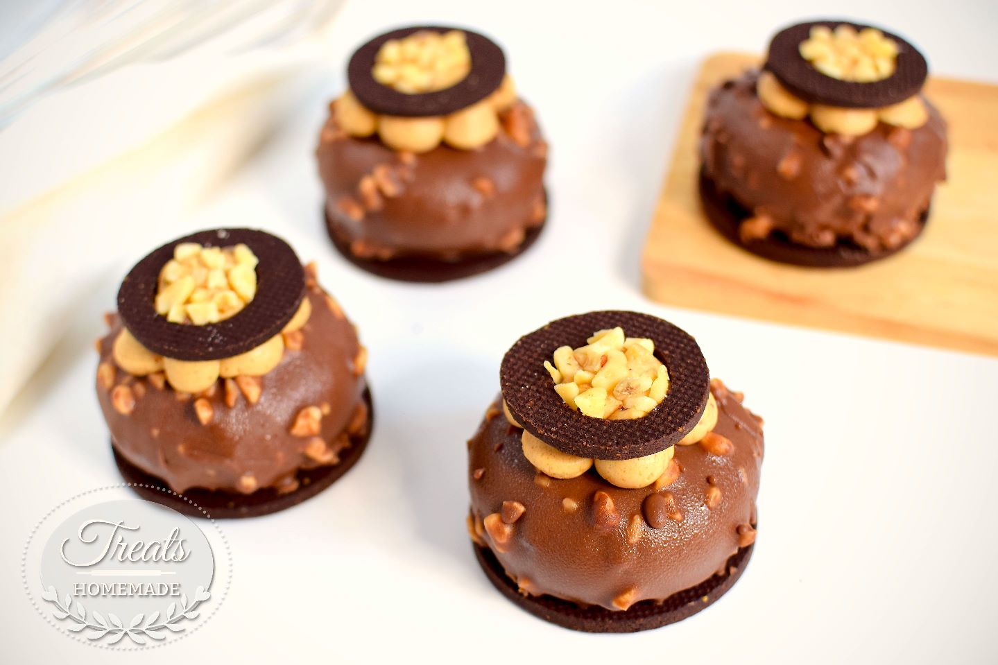 Chocolate & Caramel Domes - Treats Homemade