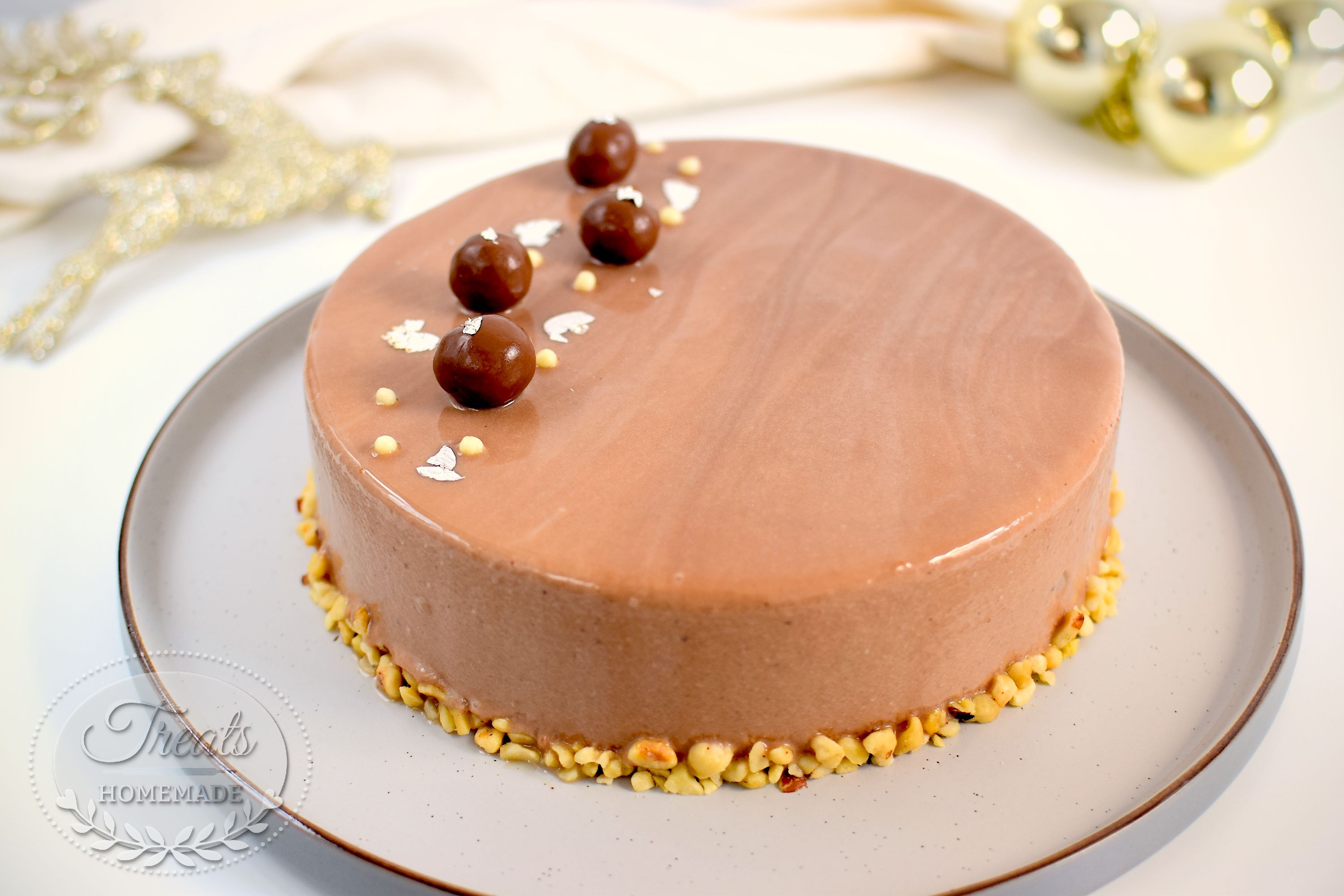 Vanilla & Praline Entremet - Treats Homemade