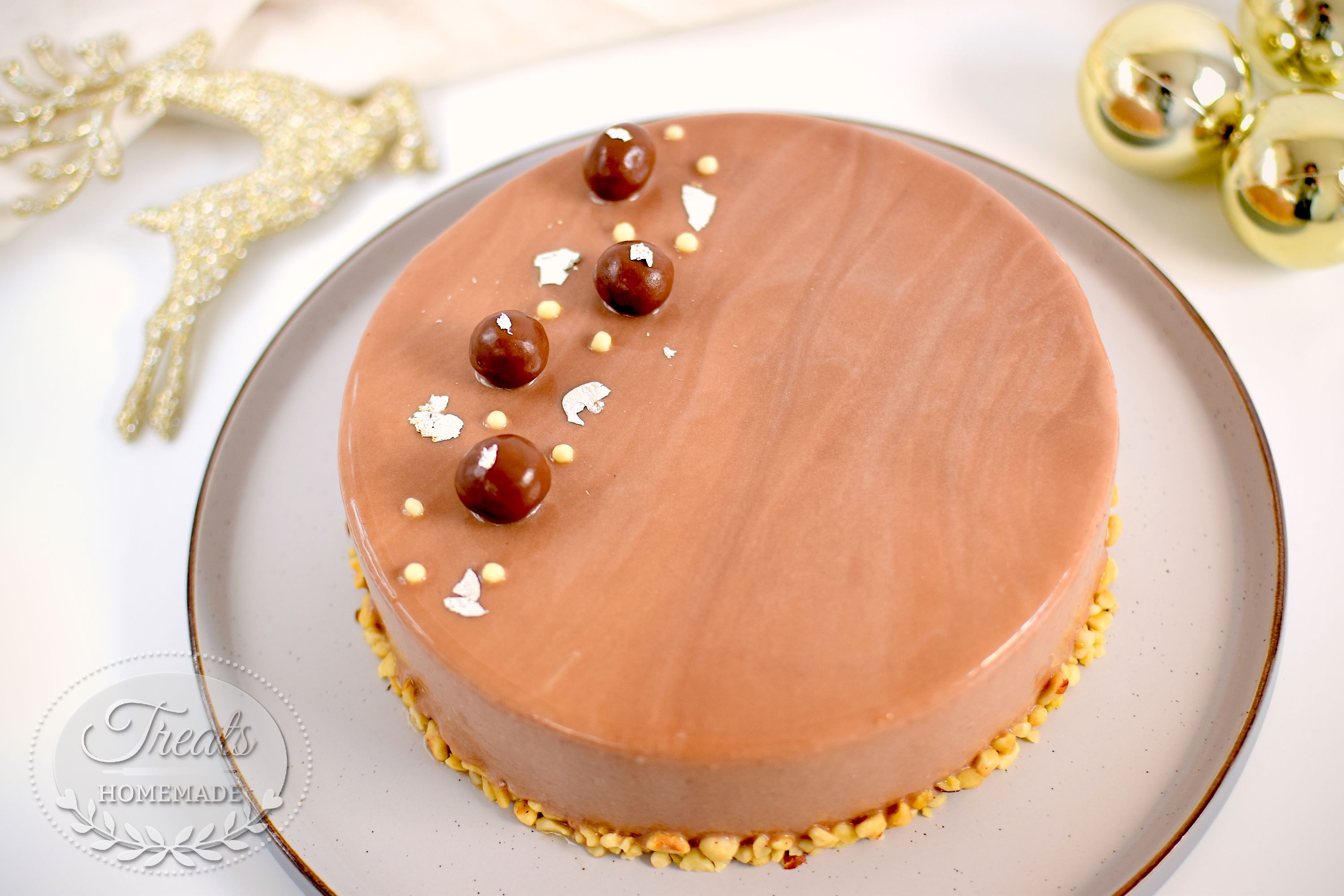 Vanilla & Praline Entremet - Treats Homemade