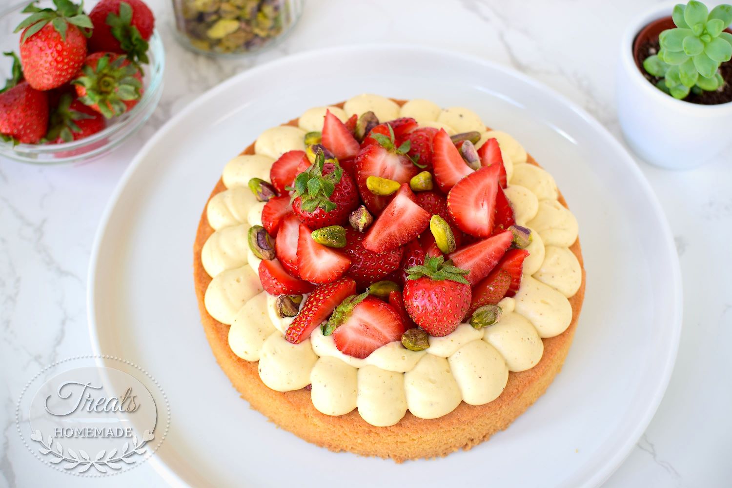 Strawberry Tart - Treats Homemade