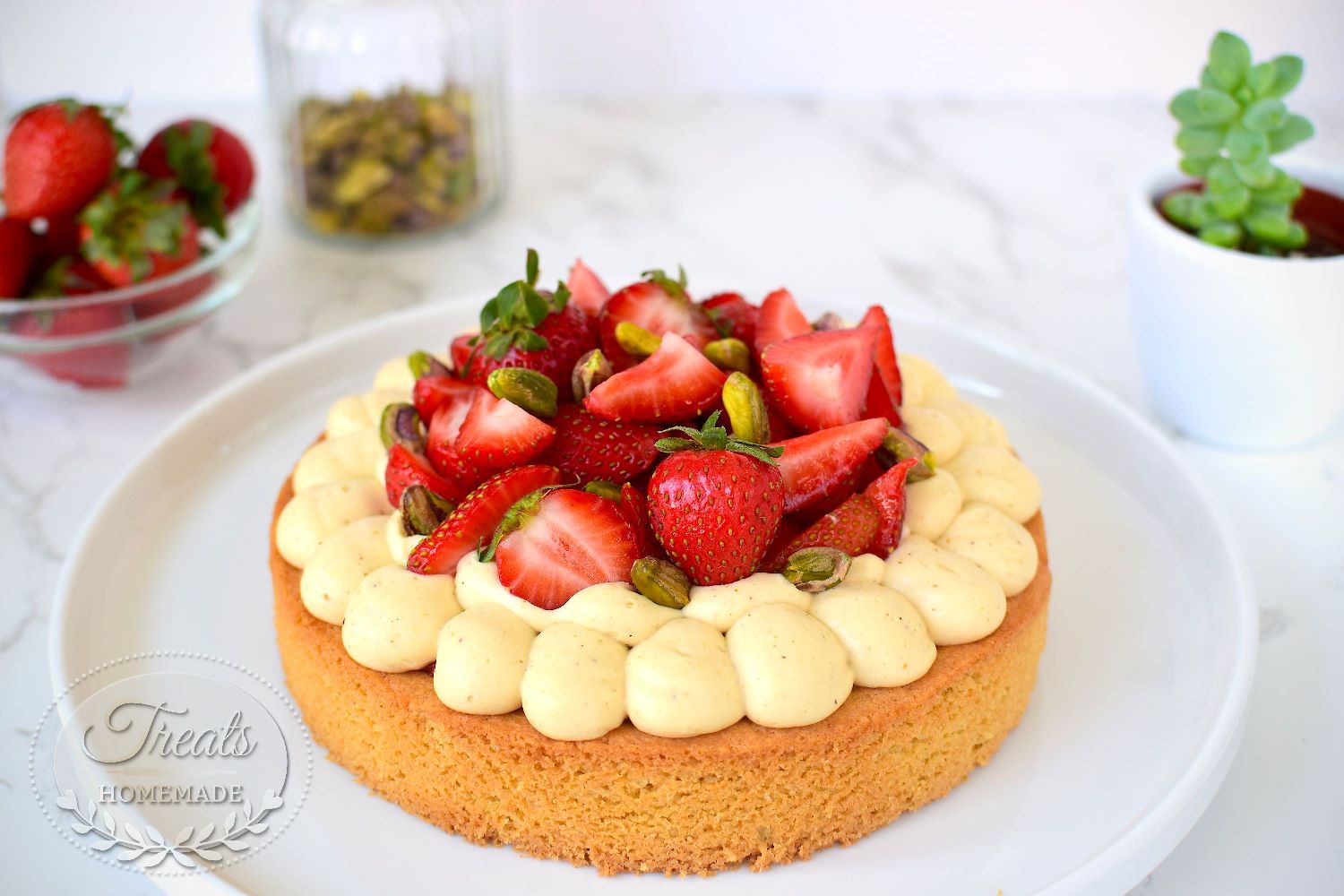 Strawberry Tart - Treats Homemade