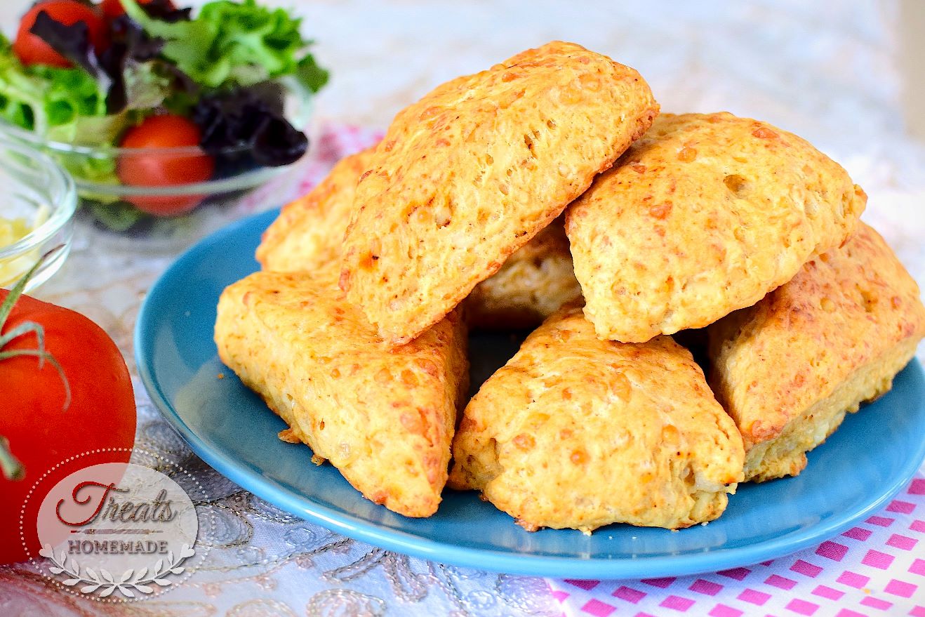 Savoury Cheese Scones - Treats Homemade