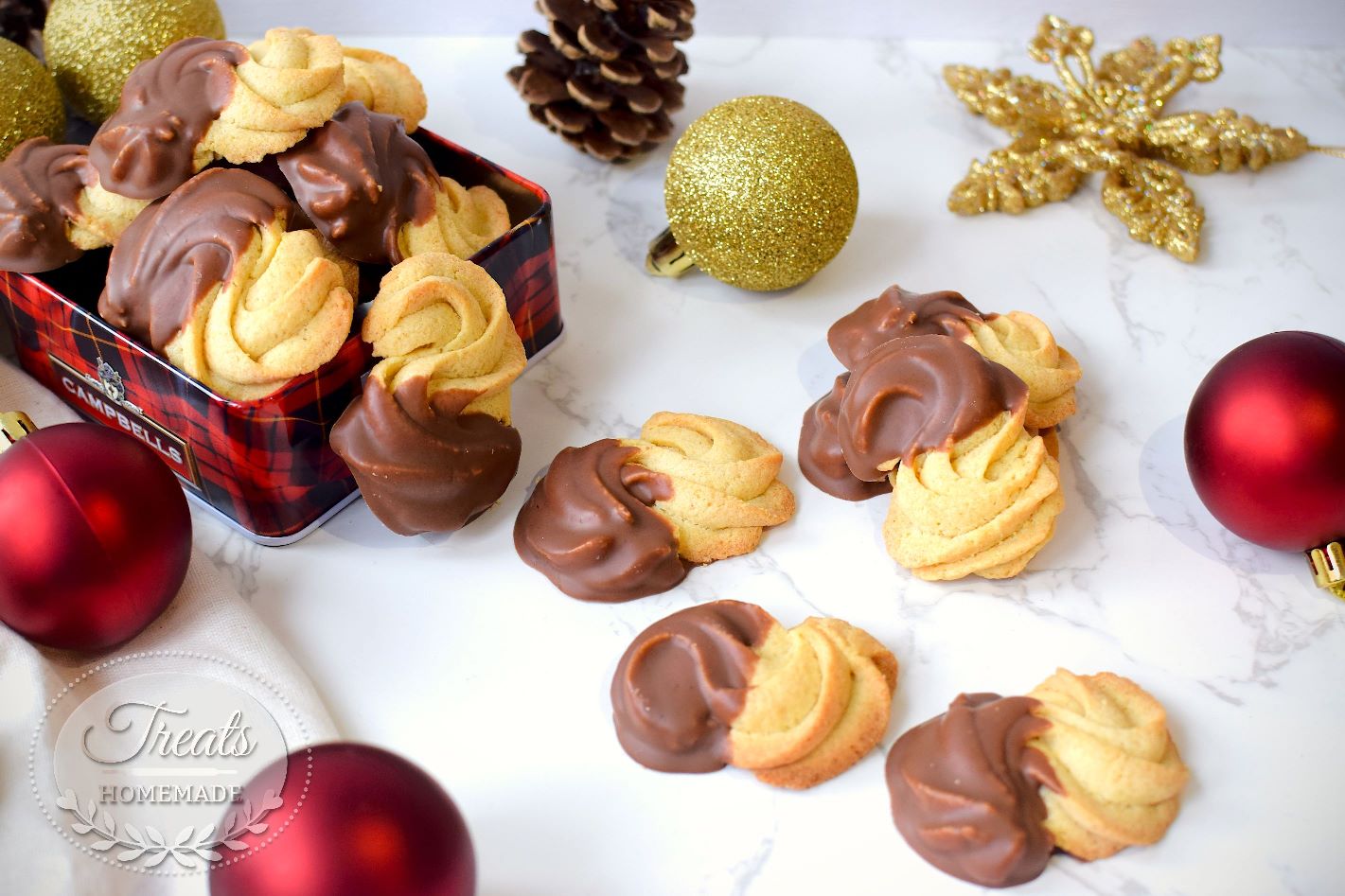 Spritz Biscuits - Treats Homemade
