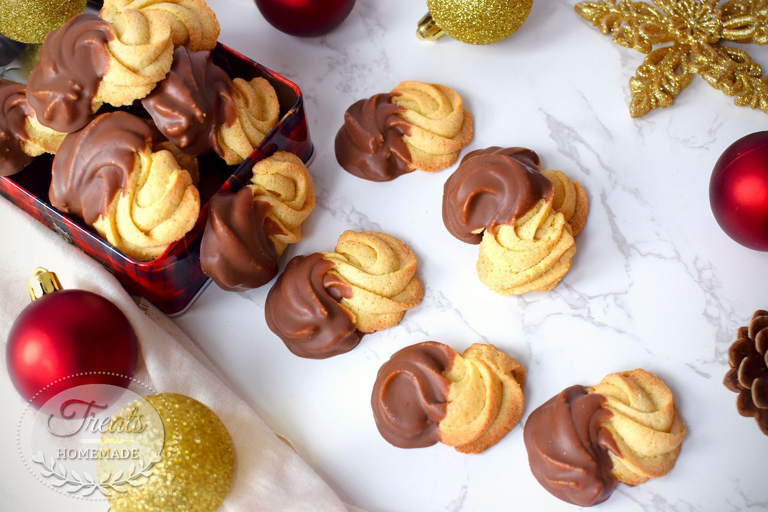 Spritz Biscuits - Treats Homemade