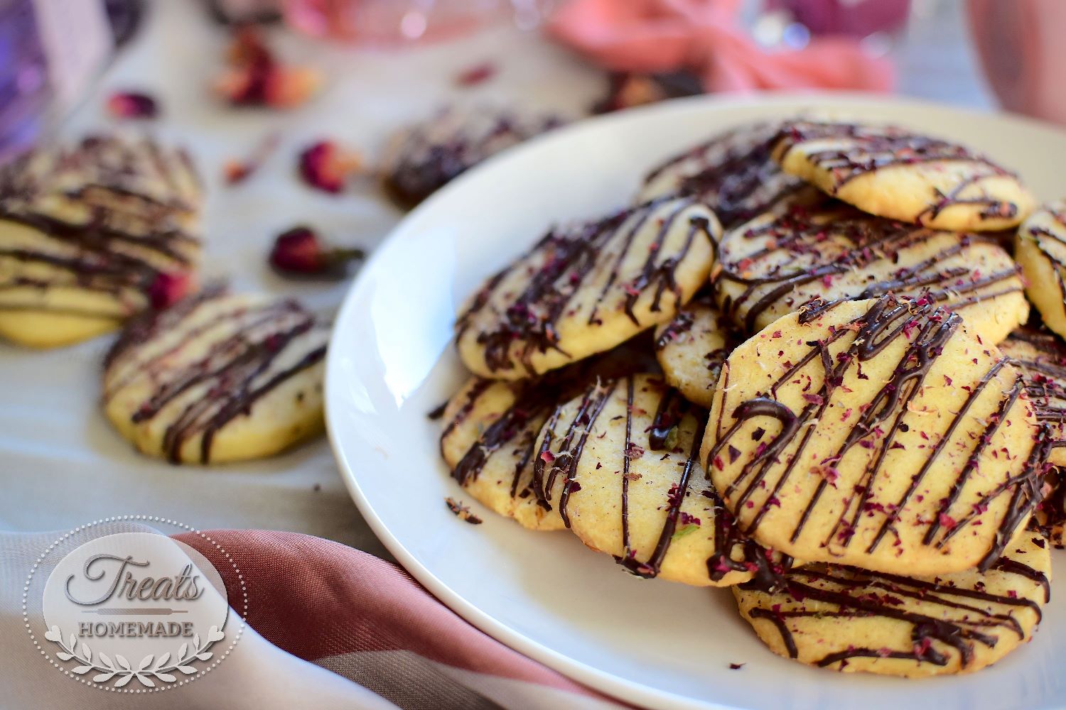 Biscuits À L'eau De Rose - Treats Homemade