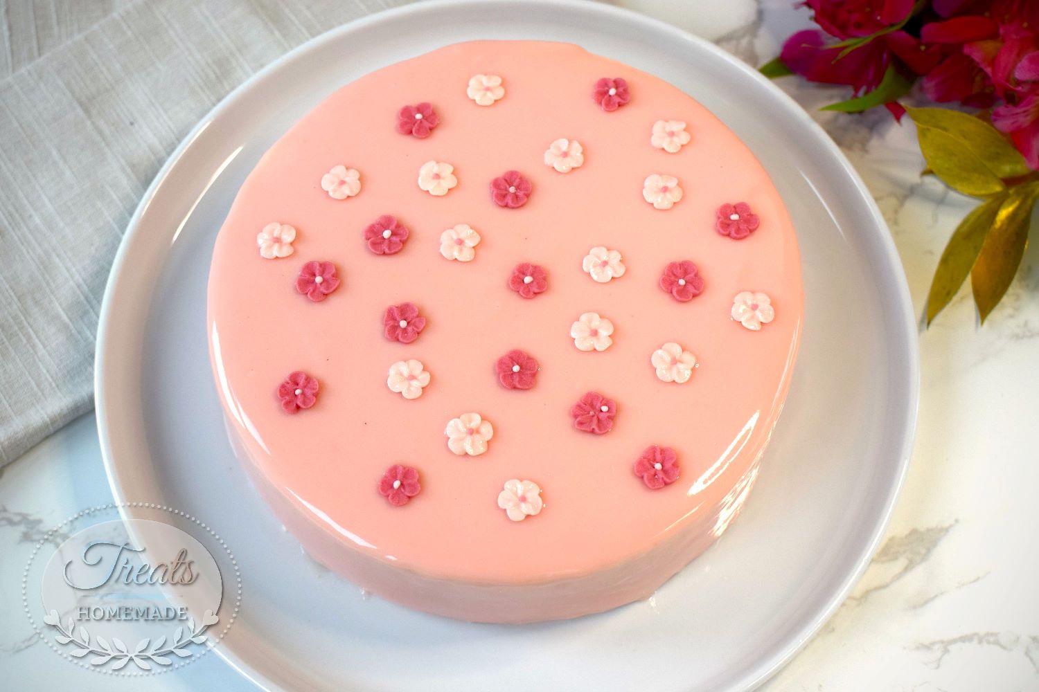 Entremets Fraise-Vanille - Treats Homemade